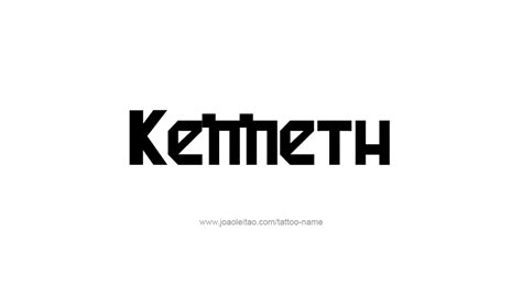 Kenneth Name Tattoo Designs