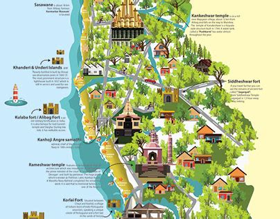 Alibag Map Projects Photos Videos Logos Illustrations And Branding Behance