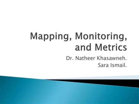 PPT Mapping Monitoring And Metrics PowerPoint Presentation Free Download ID 3071803