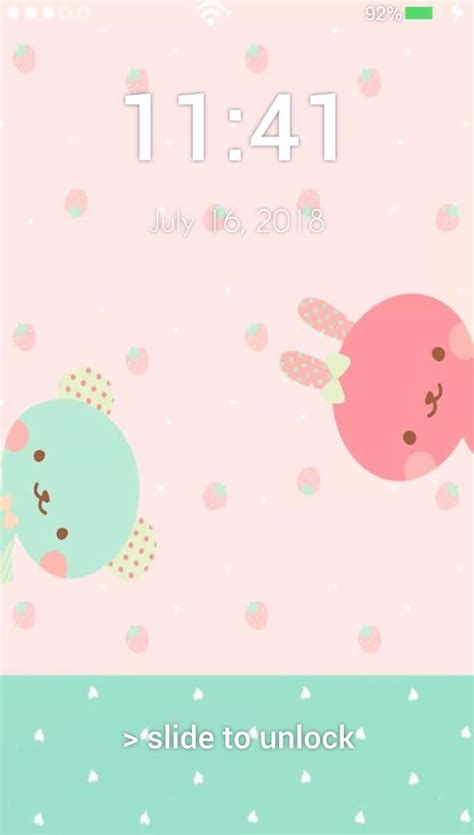 Cute Kawaii Lock Screen Apk For Android Download