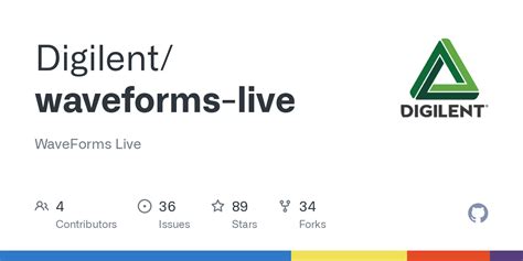 GitHub Digilent Waveforms Live WaveForms Live