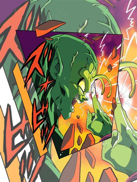 Piccoro Daimaku Lienzos Pintados Diseño De Personajes Disenos De Unas