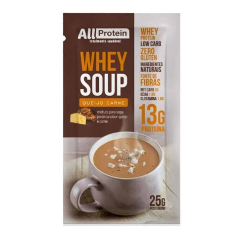 Sopa Proteica Sabor Queijo E Carne ALL PROTEIN 25g Paiol Produtos