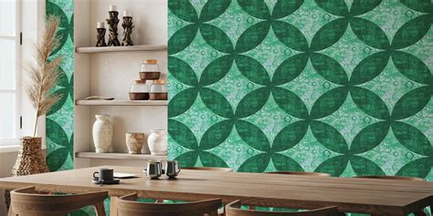 Green Geometry Wallpaper Buy Stunning Wallpapers Online