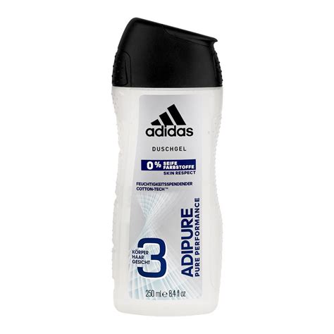Adidas Adipure Pure Performance 3 In 1 Shower Gel 250ml