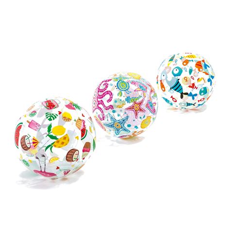 Intex Lively Print Inflatable Balls 51cm Intex Singapore