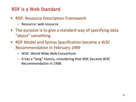 Ppt Rdf Resource Description Framework Powerpoint Presentation Free
