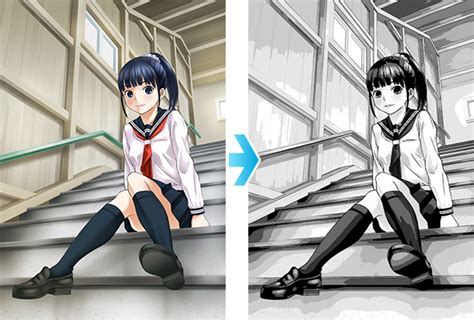 カラー原稿をモノクロ原稿化する マンガ用トーン 機能解説！トラの巻 Clip Studio Paint 使い方講座 Clip