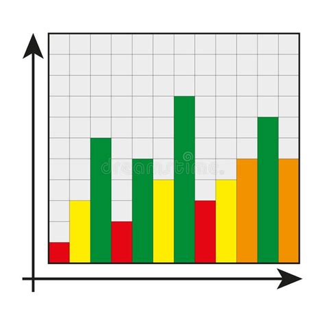 Infographic With Colored Bars Graph Data Information Infographic