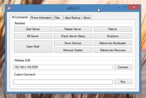 the easiest way to send adb commands to your android device android