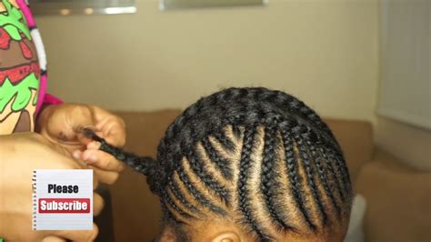 How To Mohawk Crochet Braids Youtube