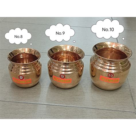 Copper Traditional Sembu For Temple And Pooja Shopee Malaysia