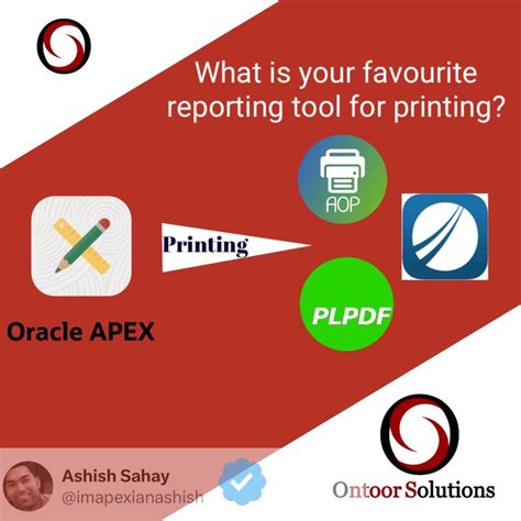 how to get customised reporting and printing in oracle apex ashish