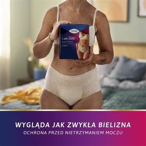 Majtki chłonne Tena Lady Pants Plus rozmiar L chłonność 5 5 8 30 sztuk Pieluchy dla