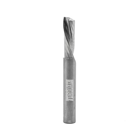 Torquata Single Flute Downcut Spiral Cnc Router Bits 12in Shank Solid