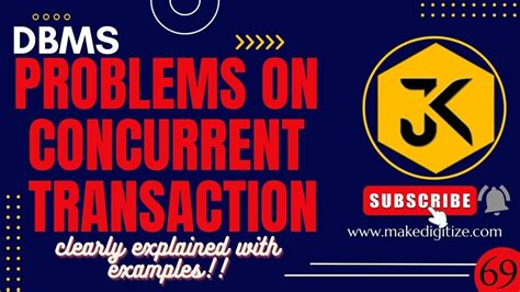 69 Dbms Problems Of Concurrent Transactions Schedules