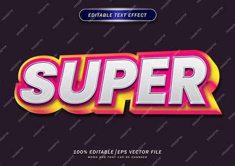 Premium Vector Luxury Super Editable Text Effect