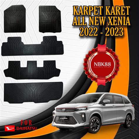 Jual KARPET MOBIL ALL NEW DAIHATSU XENIA 2022 KE ATAS FULL SET LOGO