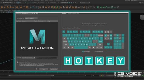 Hotkey Customisation In Maya Maya Hotkey Editor Maya Tutorial YouTube