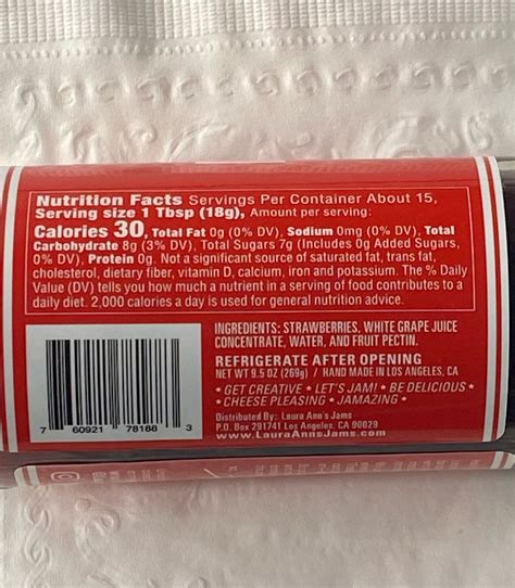 Lo Fi Strawberry No Sugar Added Fruit Spread Laura Anns Jams