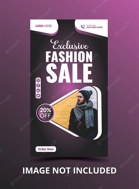 벡터 현대 Instagram Facebook 이야기 소셜 미디어 템플릿 디자인 프리미엄 벡터