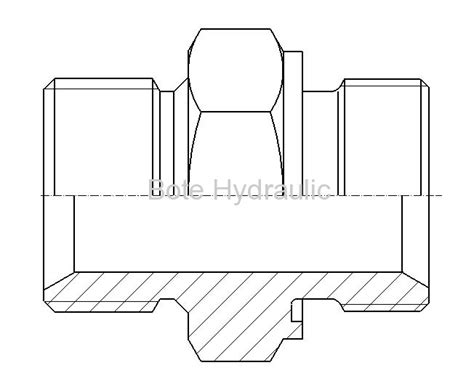 BSPP Bonded Seal ED Seal Straight Adapter E G 1B 12WD Manufacturer From China Ningbo Yinzhou