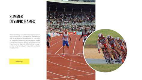 Summer Olympic Games Google Slides Presentation Lifestyle