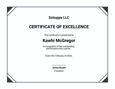 Free Perfect Attendance Award Certificate Template To Edit Online