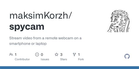 GitHub MaksimKorzh Spycam Stream Video From A Remote Webcam On A Smartphone Or Laptop