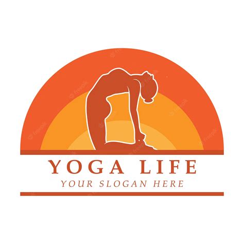 Premium Vector Yoga Logo And Vector With Slogan Template