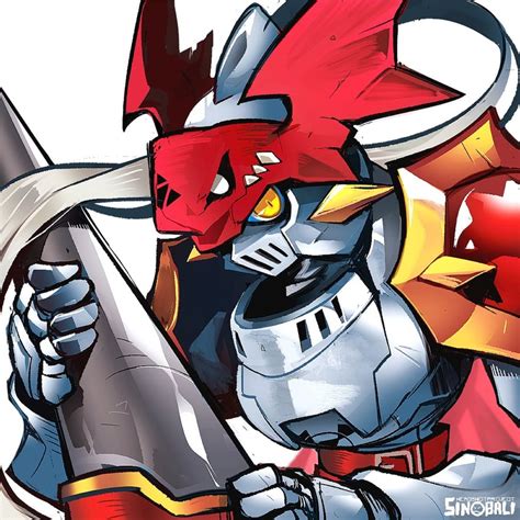 Dukemon Digimon Drawn By Sinobali Danbooru