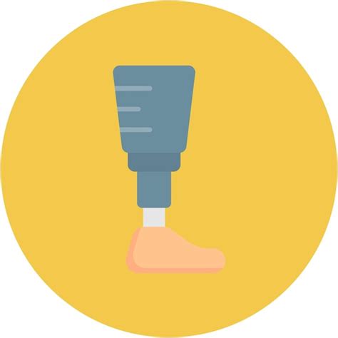 Premium Vector Prosthesis Vector Illustration Style