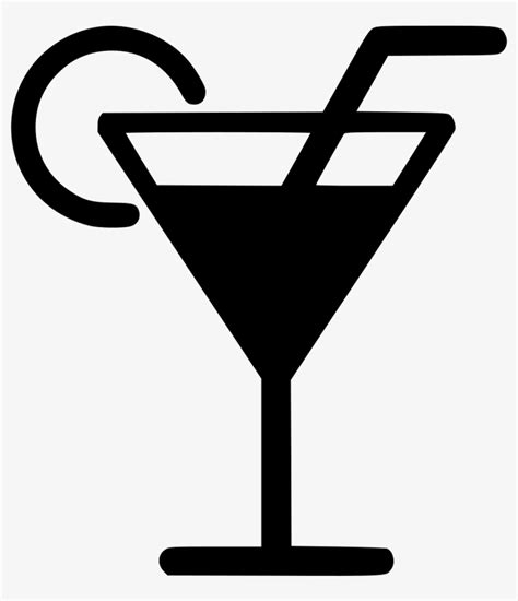 Download Martini Glass Drink Cocktail Straw Svg Png Icon Free Drink