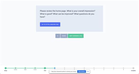unmoderated user testing with sharewell sharewell