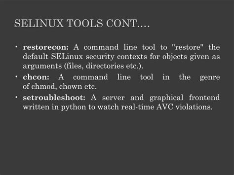 Ppt Selinux Security Enhanced Linux Powerpoint Presentation Free