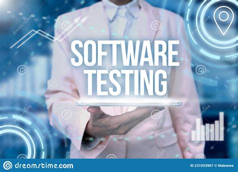 Handwriting Text Software Testing Word Written On Evaluate The