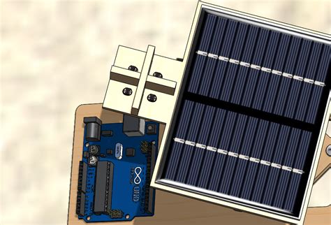Arduino太阳能跟踪器solidworks 2018模型图纸下载 懒石网