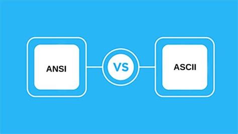 Perbedaan Antara Ansi Dan Ascii Dengan Tabel