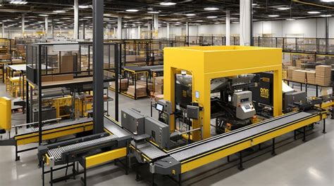 Premium Ai Image Logistics Center With Autonomous Robots