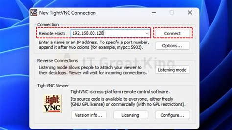 개인용 무료 원격 프로그램 Tight VNC 인포헬풀