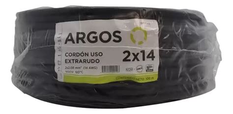 Cable Uso Rudo X Argos Cobre V Caja M Negro