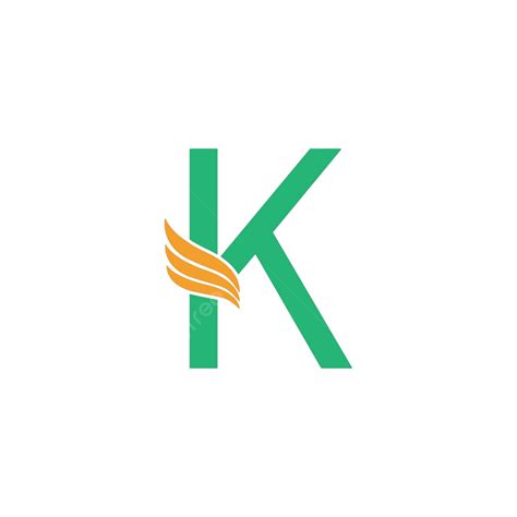 Design Concept Of Winged Letter K Logo Letter Wing Wings Vector Letter