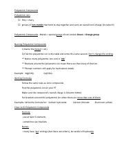 Understanding Polyatomic Compounds Naming And Writing Formulas Course Hero