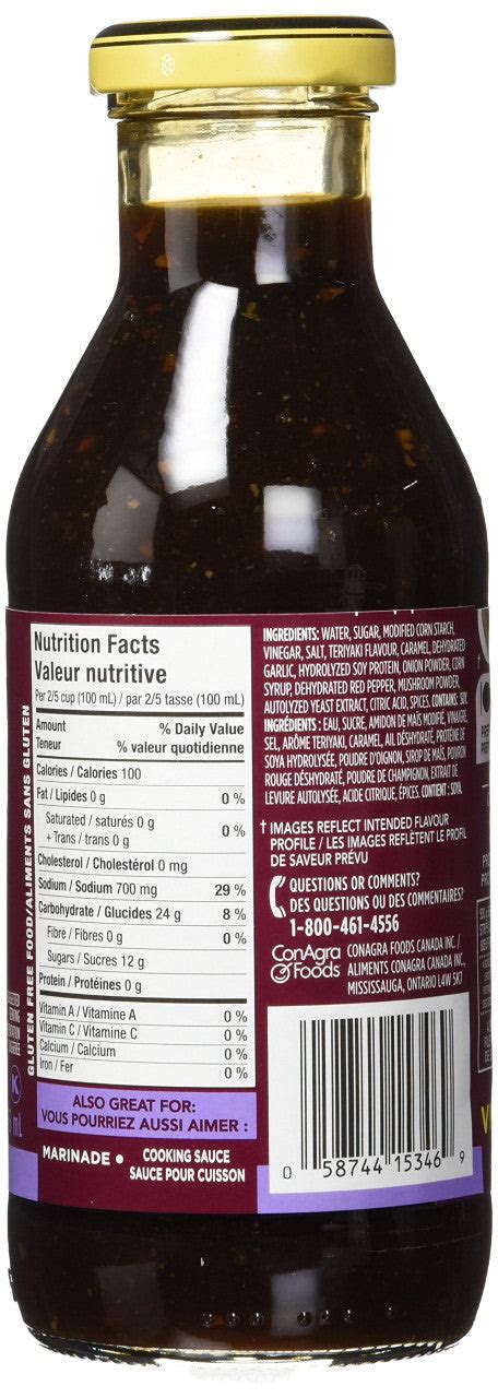 Vh Teriyaki Stir Fry Sauce 355ml12oz 12 Count Imported From Canad