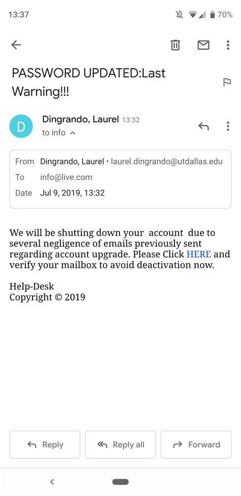 Do Not Click On This Link If You Got This Email Its Spamfrom A