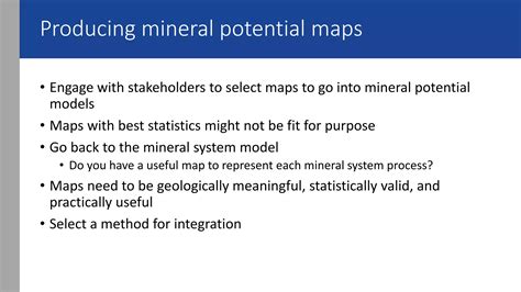 Mineral Potential Mapping Pptx