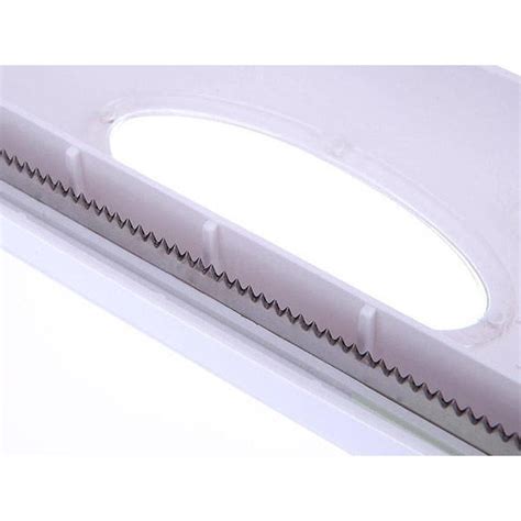 Диспенсър за кухненско фолио пластмаса неръждаема стомана 36 см бял Emag Bg