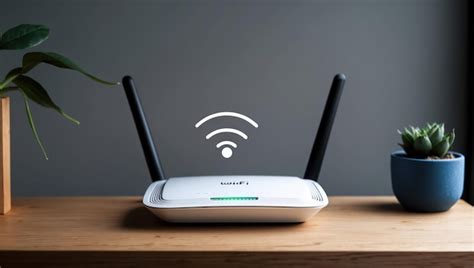 A Modern Wifi Router Central To Home Internet Connectivity Solutions Premium Ai Generated Image
