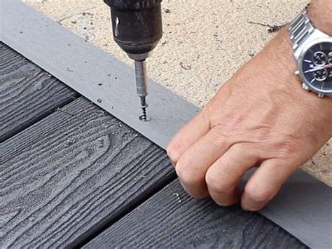 Installing Composite Decking Boards And Edging Neotimber® Uk Composite Decking Deck
