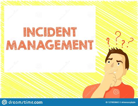 Word Writing Text Incident Management Business Concept For Process To Return Service To Normal